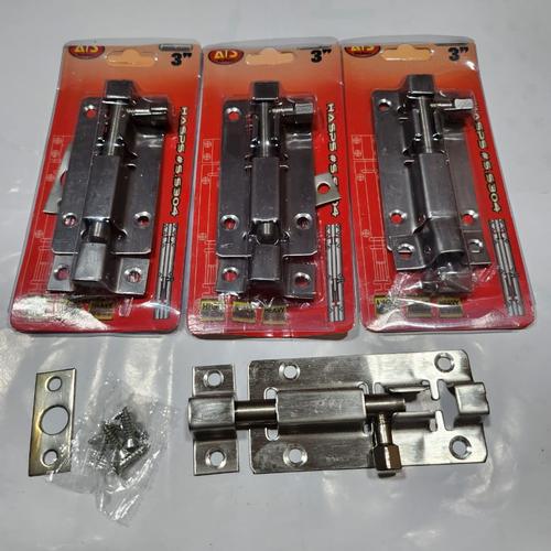Jual Grendel Stainless 3" inch Ats / Grendel Pintu / Grendel Slot 3 ...