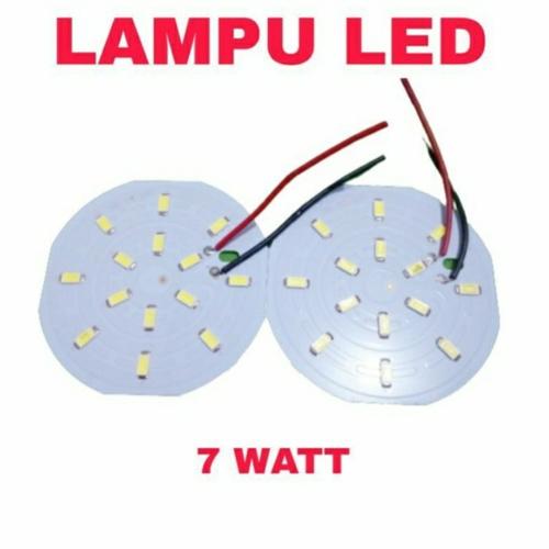 Jual Lampu Motor kit driver LED D C plat alumunium 7WATT LED DC 3,7VOLT ...