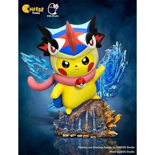 Jual EGG x Cheese Studio Pikachu cos Greninja Pokemon FIGURE STATUE ...