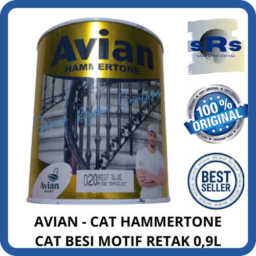 Jual AVIAN - CAT HAMMERTONE/CAT MOTIF RETAK 0,9L - OCEAN BLUE - Kota ...