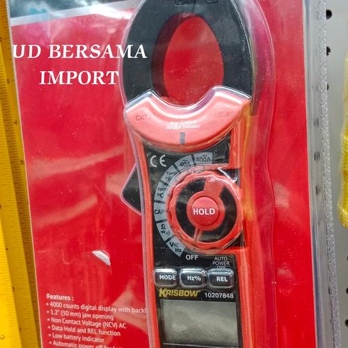 Jual KRISBOW Clamp Meter Ac400a/Alat Ukur Arus Listrik - Kota Surabaya ...