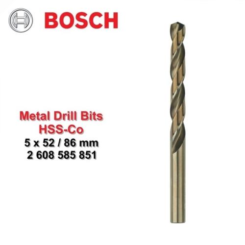 Jual Mata Bor Stainless Steel 5 mm HSS-CO BOSCH / Stainless Drill Bits ...