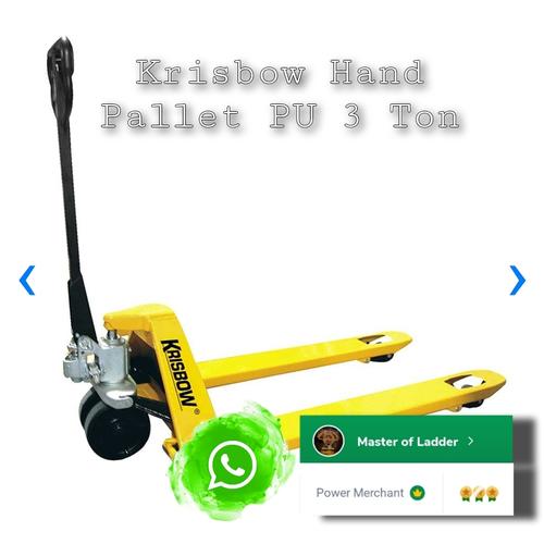 Jual KRISBOW Hand Pallet Manual PU 55 Cm , Hand Pallet 3 Ton Hand ...