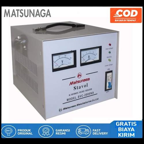 Jual STAVOL STABILIZER MATSUNAGA 2000W - Alat Penstabil Voltage Listrik ...