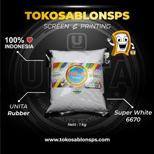 Jual Tinta sablon unita rubber super white 6670 - Kota Surabaya - ERA ...