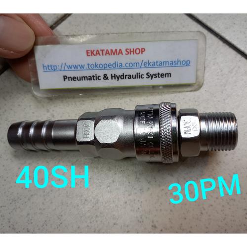 Jual Quick Coupler Coupling Angin NITTO KOHKI 40SH + 30PM - Jakarta ...
