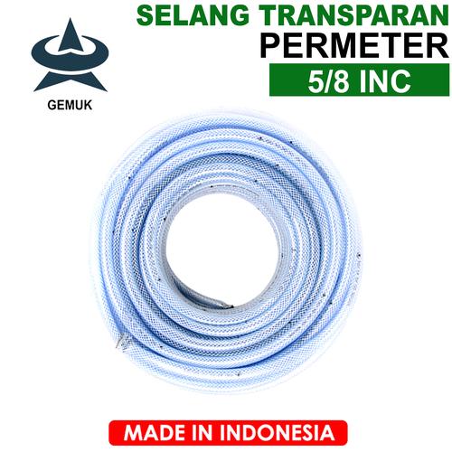 Jual Selang Air 5/8 / Selang Pvc Serat Tali / Selang bening permeter ...