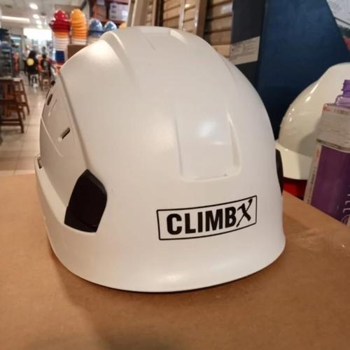 Jual SAFETY HELMET CLIMBING CLIM X ORIGINAL HELM SAFETY ORIGINAL PUTIH ...