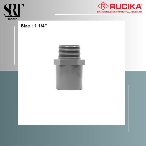 Jual Sambungan Pipa PVC SDL 1 1/4" Sock Drat Luar 1 1/4 Inch Rucika - Kab. Majalengka - SRT ...