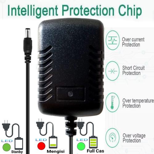 Jual charger adaptor cas mobil motor aki 6V 1A 12V 2A - Kota Bekasi ...