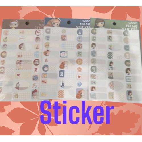 Jual sticker tema name dengan berbagai model, - Jakarta Utara - The ...
