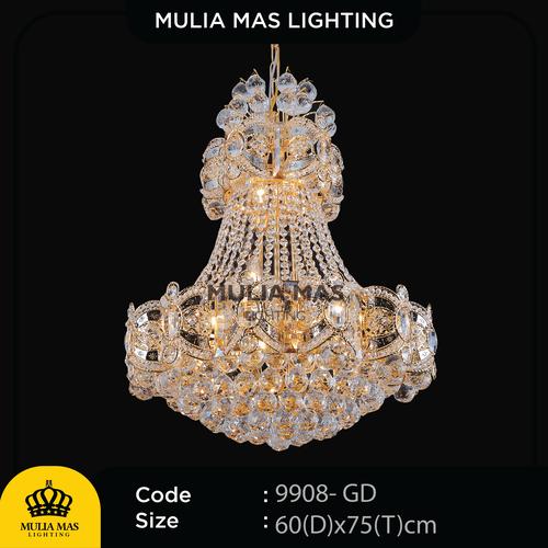 Jual Lampu Gantung Model Gem Kristal Minimalis Ruang Tamu 9908 ...