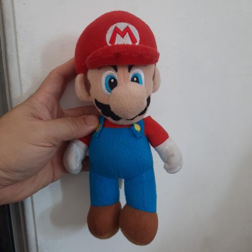 Jual super mario movie mario 7 inch flush doll boneka original nintendo ...