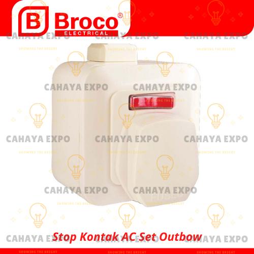 Jual OB Socket Outlet AC Set Broco Gracio 4155 Steker 7110 Outbow 4101 ...
