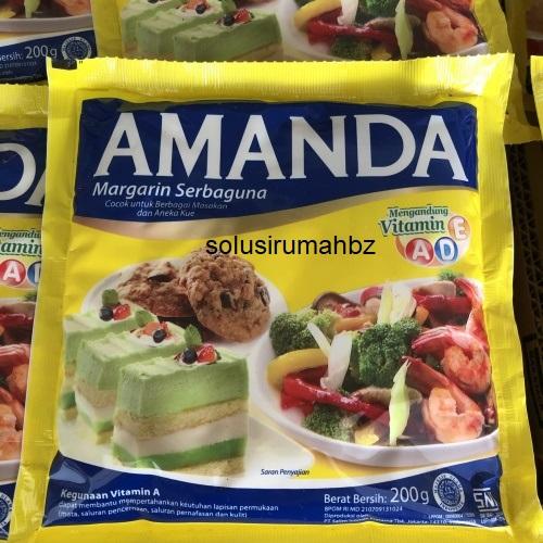 Jual persachet Margarin amanda 200gr 200g 200 g gr sachet kelapa sawit ...