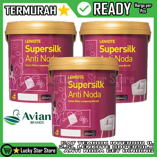 Jual Lenkote SUPERSILK Anti Noda Cat Tembok Interior Cet Dinding 1L 2 ...