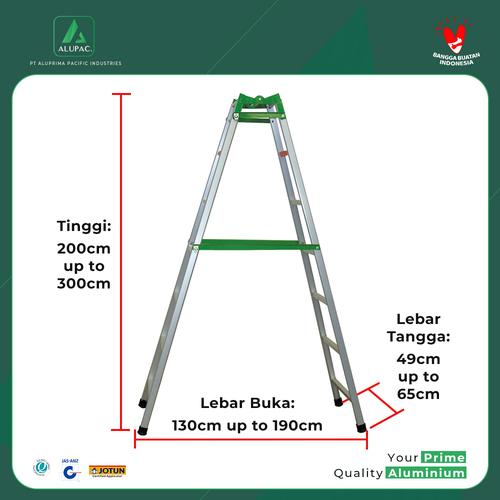 Jual ALUPAC - MALIBU Tangga Aluminium Type Covina - AL 250 - Jakarta ...