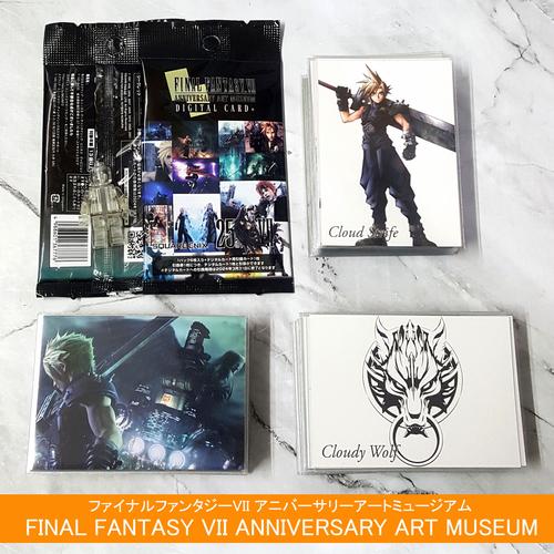Promo FINAL FANTASY VII ANNIVERSARY ART MUSEUM [Normal Card] FF7 Remake ...