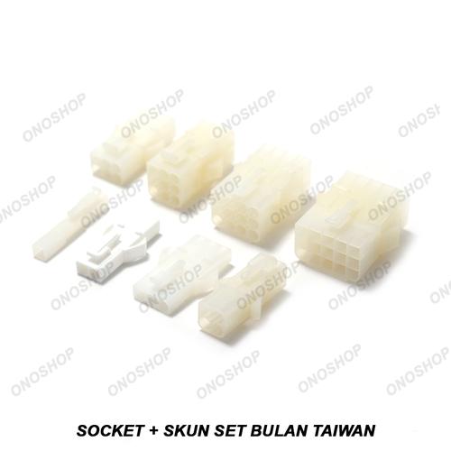Jual Socket + Skun Set Bulat Taiwan - 1 Pin - Jakarta Barat - ONO SHOP ...
