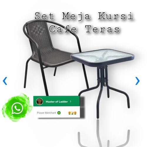 Jual Set Krisbow Kursi Teras Cafe Berlengan , Meja Santai Teras Cafe ...