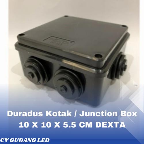 Jual Duradus / Dorados Kotak / Junction Box 10x10x5.5 cm Hitam DEXTA DX ...