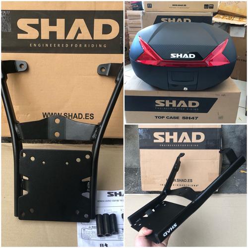 Jual Paket Breket Box Vario 160 + Box SHAD SH47 Bracket Box SHAD Vario ...