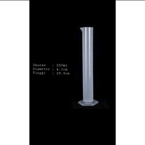 Jual Gelas Ukur Tabung Laboratorium Measuring Cylinder ukuran 250ml ...