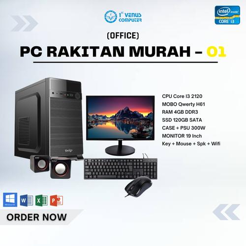 Jual PC RAKITAN KOMPUTER MURAH QWERTY - 01 (OFFICE) - Kota Makassar ...