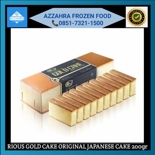 Jual Rious Gold Cake Original Japanese Cake 200gr - Kota Manado ...