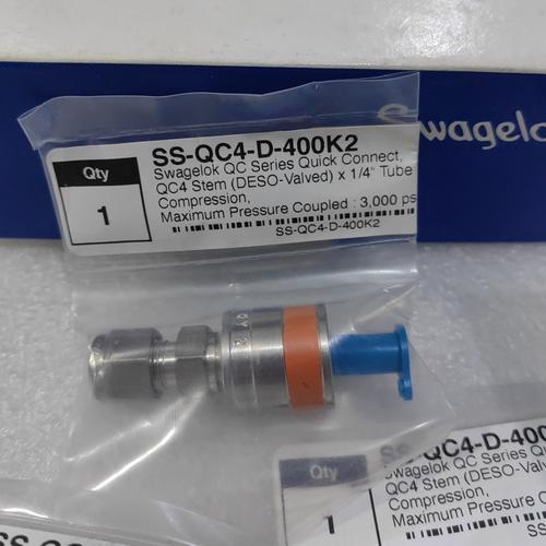 Jual Quick Connect Stem 1/4" OD Orange Key Swagelok SS-QC4-D-400K2 ...