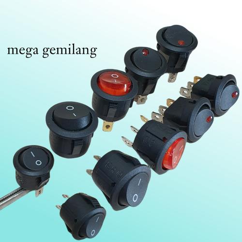 Jual Saklar Bulat / Rocker Switch Bulat / Tombol On Off - Tipe 2 ...