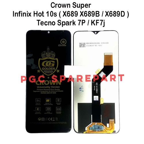 Jual LCD Touchscreen Fullset Kwalitas Crown Super Infinix X689 Hot 10S ...