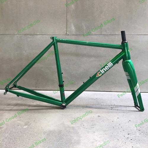 Jual Frame Set Sepeda Balap Cinelli Nemo Tig Road Bike Disc Brake Green ...