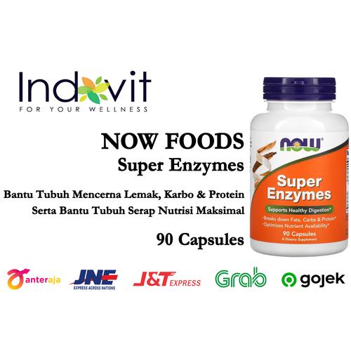 Jual Now Foods Super Enzymes 90 Caps Enzim Pencernaan ORI USA - Jakarta ...