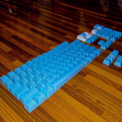 Jual Keycaps ABS Fullsize 104 Blue| Keycaps Keyboard Gaming | 1 Set ...