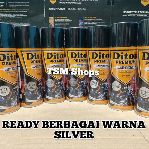 Jual Pilok Cat Semprot Diton Varian Silver 400cc Metalic Metalik Doff ...