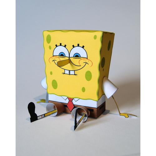 Jual 3D Papercraft Spongebob Squarepants Pola Kertas DIY - Jasmine ...