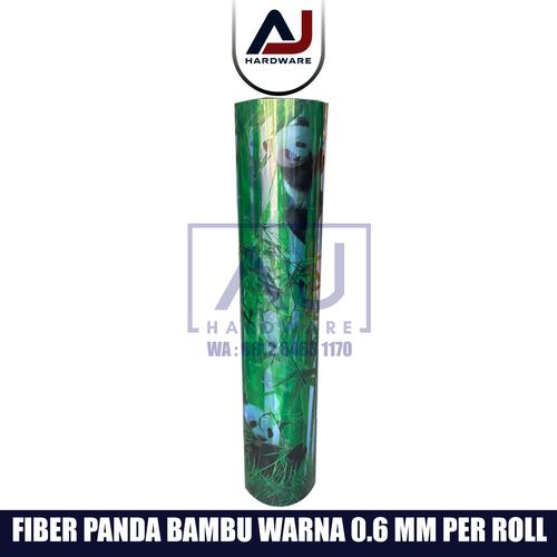 Jual Penutup Pagar Rumah Fiber Motif Bambu Panda Warna Tebal 0.6 MM ...
