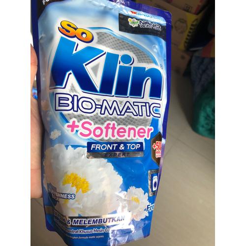 Jual SO KLIN BIO-MATIC TOP LOAD / FRONT LOAD LIQUID DETERGENT-700ML ...