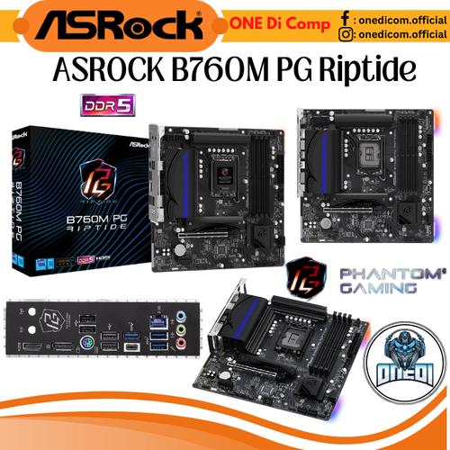 Jual ASROCK B760M PG RIPTIDE | Intel B760 LGA 1700 DDR5 - Kota Medan ...
