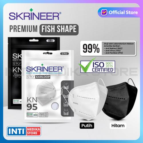 Jual SKRINEER - Masker Earloop KN95 5 Ply SACHET | 3D Surgical Mask BFE ...