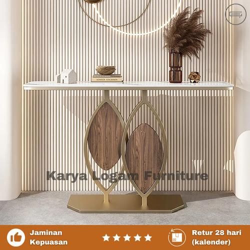 Jual Console Table Modern Minimalis Mewah - Meja Konsol Kayu Besi ...