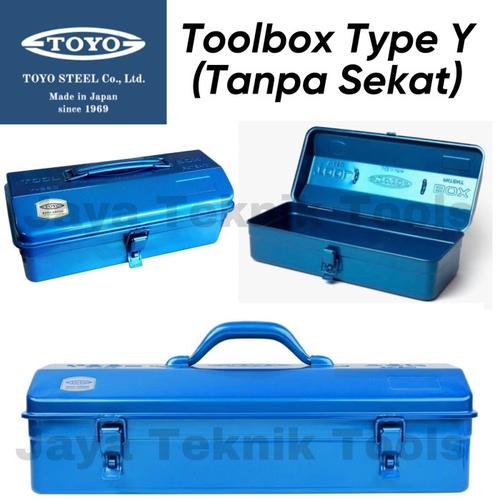 Jual Tool Box Toyo Jepang Tipe Y Besi Kaleng Biru Toolbox Kotak ...