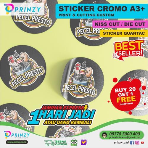 Jual [INSTANT] Cetak Sticker Cromo | A3+ (Print + Cutting) - Jakarta ...