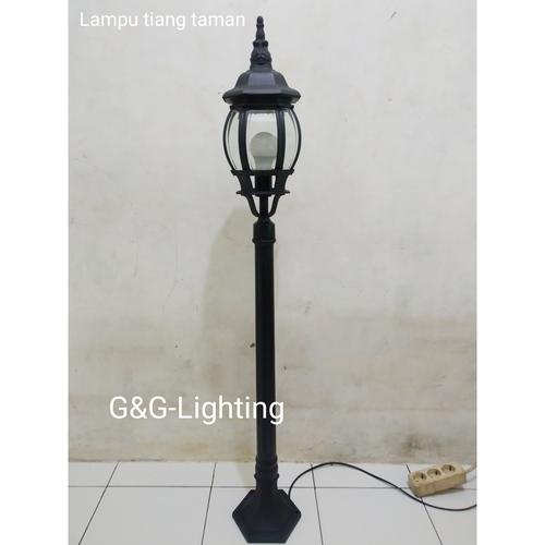 Jual Lampu tiang/Lampu tiang taman/Lampu hias taman 3003B/S - Hitam ...