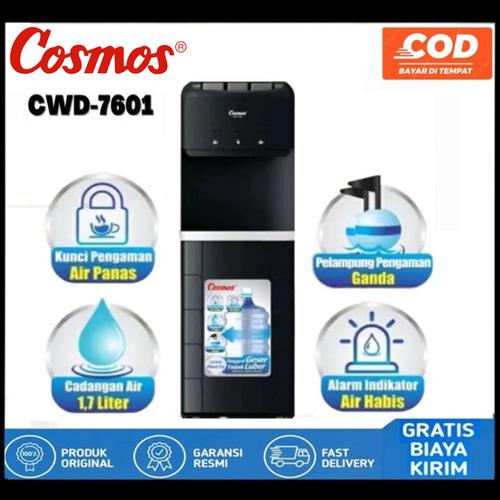 Jual DISPENSER COSMOS GALON BAWAH CWD 7601 - 3 Kran Hot Cool Fresh ...