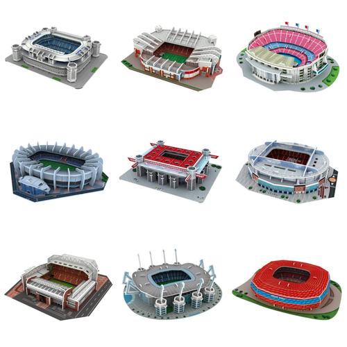 Promo Miniatur Mini Stadion Sepakbola 3D Puzzle Klub Eropa Miniatur ...