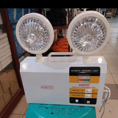 Jual lampu emergency exit lamp hokito mata kucing twin spot led 7030 ...