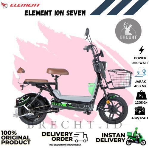 Jual Sepeda Listrik Element Ion Seven 7 350 Watt New Model - Black ...