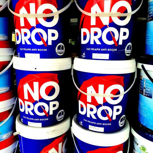 Jual Cat Dinding Tembok Merk No Drop NoDrop 4kg - 010 abuabu muda ...